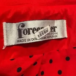 forecaster of boston | Jackets & Coats | Vtg Red Polka Dot Cuffs ...